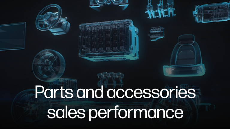 Parts and accessories sales performance - MSXI